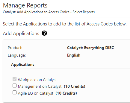 Catalyst Help: Creating additional profiles on Catalyst - DiSC Profile